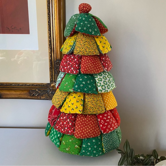 Vintage | Holiday | Vintage Quilted Christmas Tree | Poshmark